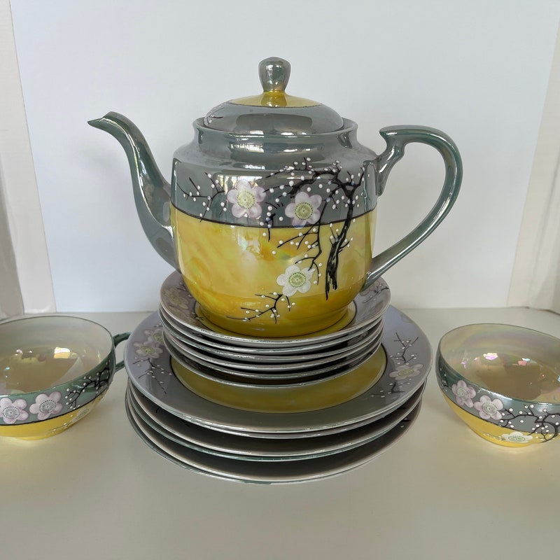 Lusterware Tea Set - Etsy