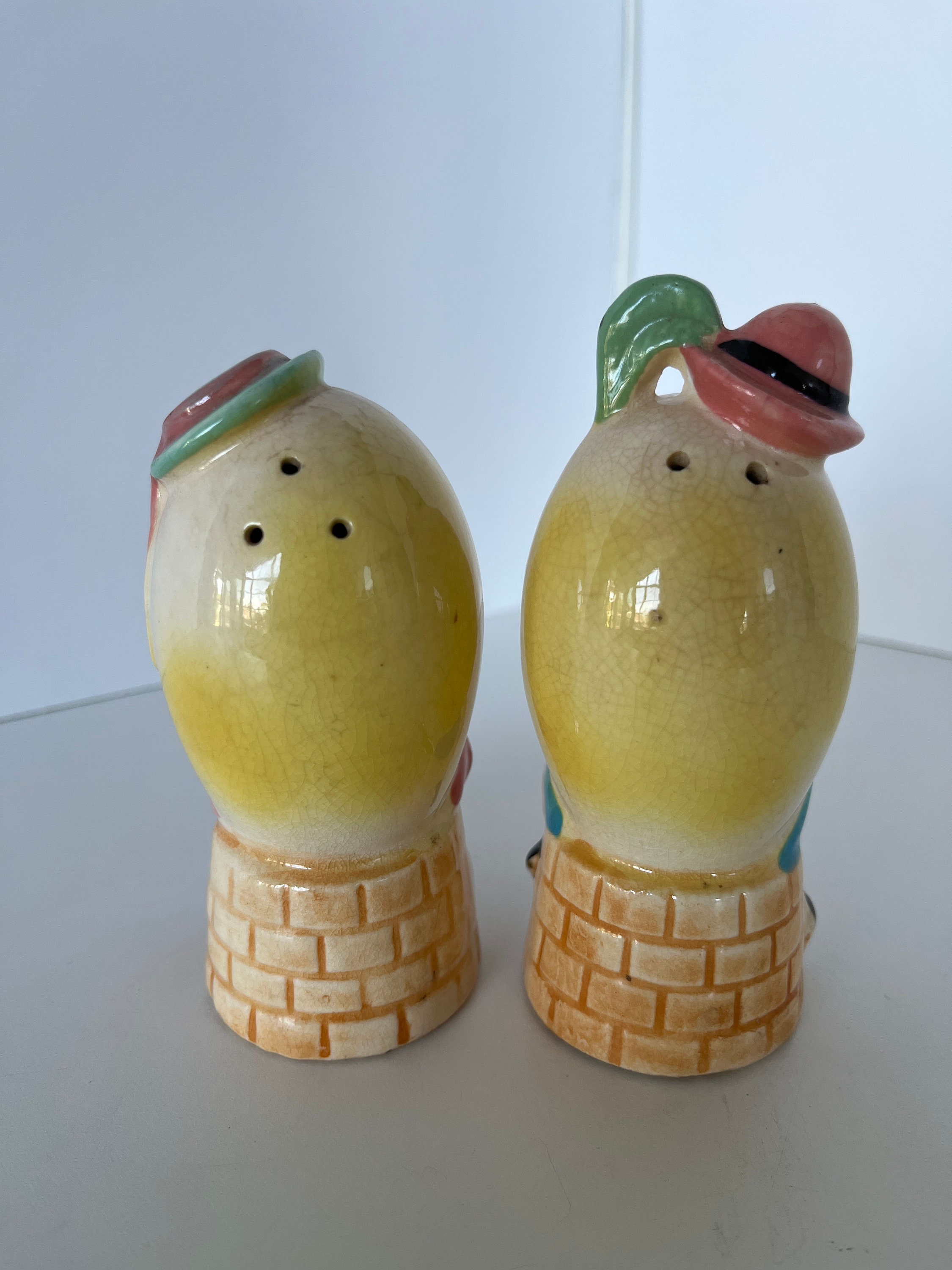 Vintage Humpty Dumpty Salt and Pepper Shakers/kitschy/mcm/enesco Mr ...