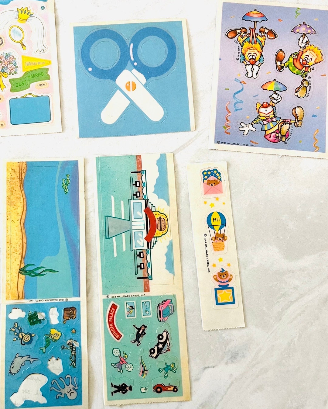 Hallmark Vintage Stickers Hallmark Stickers 1970s 1980s Rare Price is ...