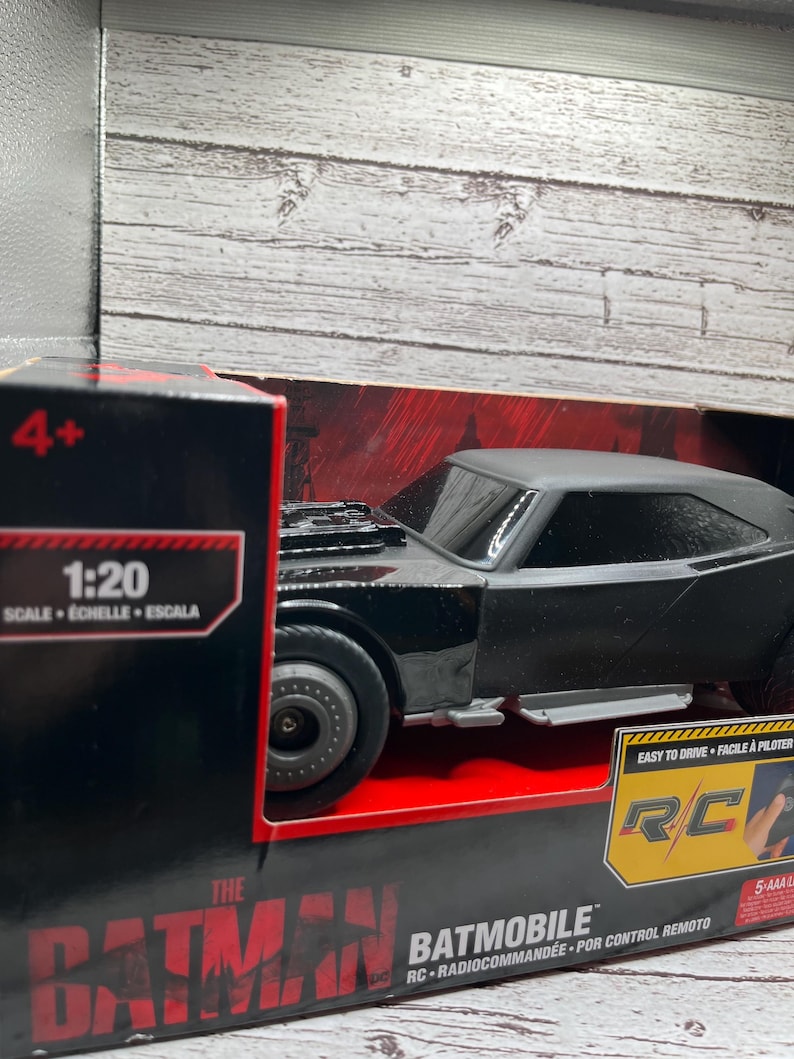 Batmobile RC Remote Control Model Car, Black 1:20 Scale Batman Car - Etsy