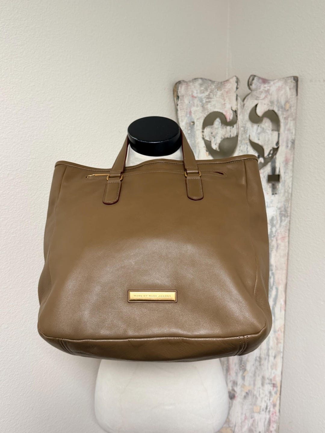 Luna Tote by Marc Jacobs Olive Green Leather Purse - Etsy