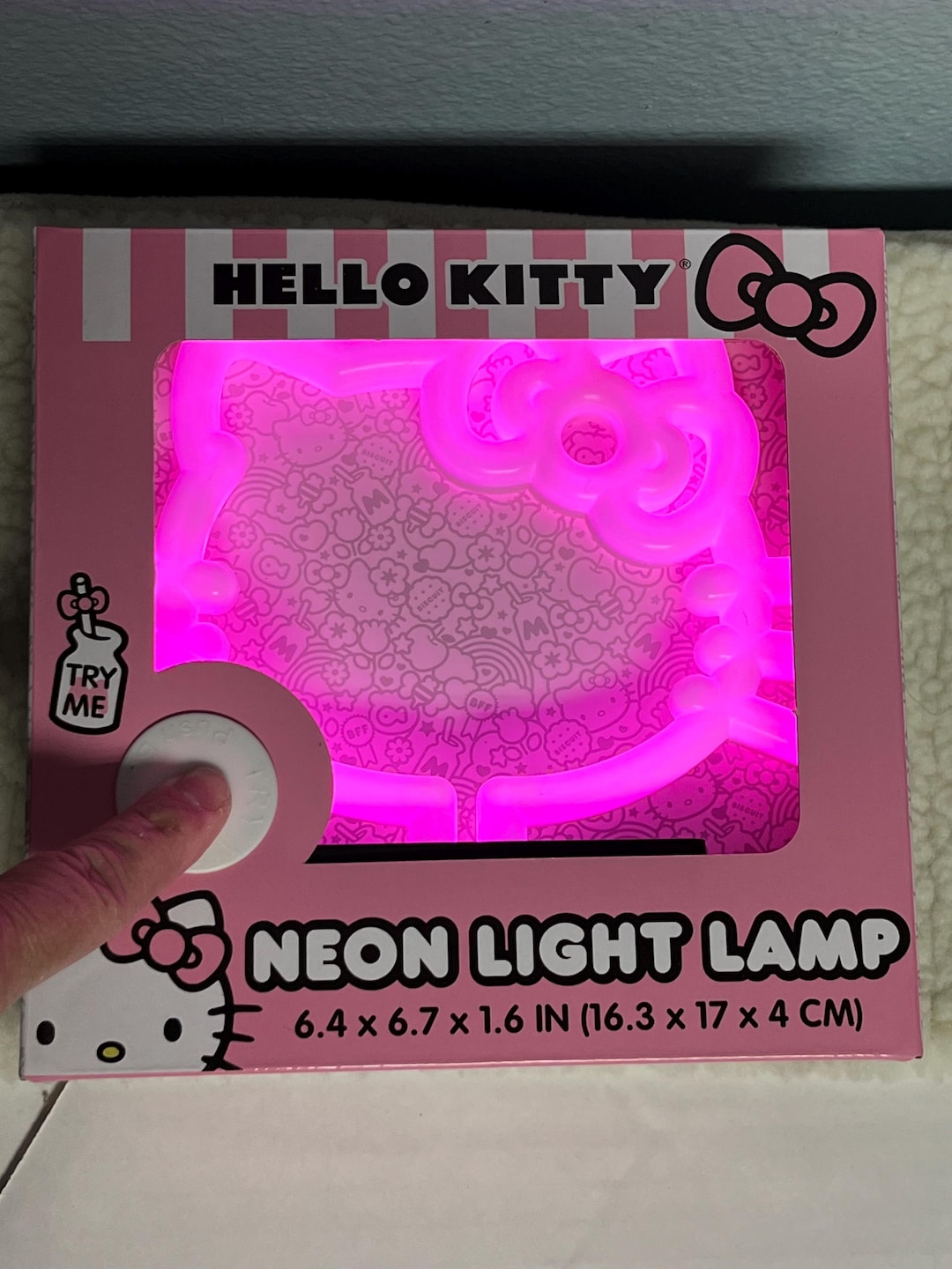 Hello Kitty Neon Lamp, Sanrio Night Light - Etsy UK