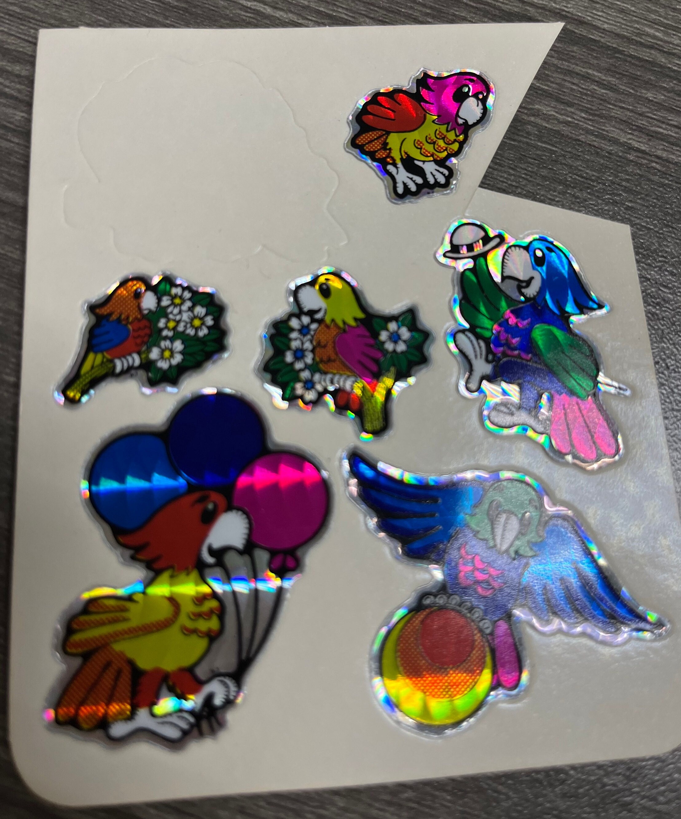 Vintage Stickers Prismatic Stickers 1980s-rare - Etsy