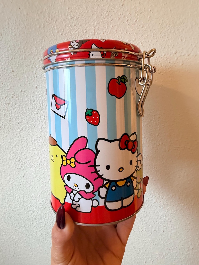 Sanrio Hello Kitty & Friends Tin Container, Salt and Pepper Shakers ...