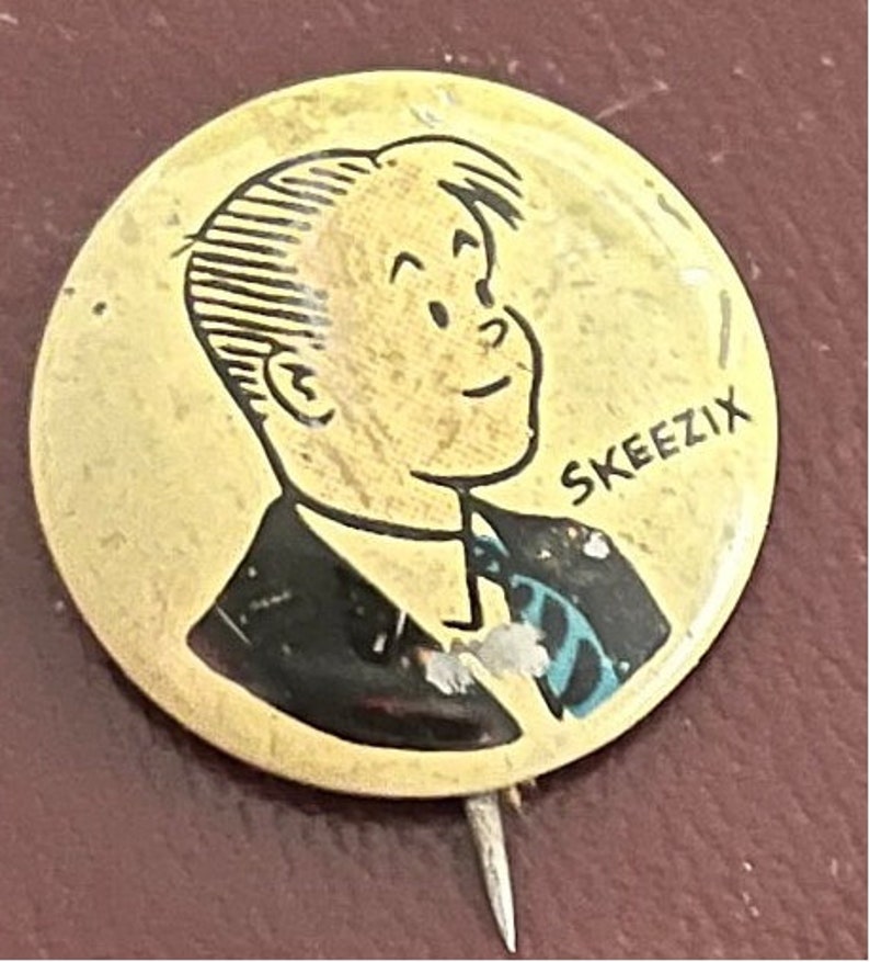 Vintage Kelloggs 1945 PEP Comic Strip Pin Back Buttons - Etsy