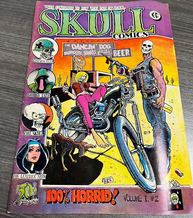 Moon Dog and Skull Underground Comic Books Vintage Comic Books You ...
