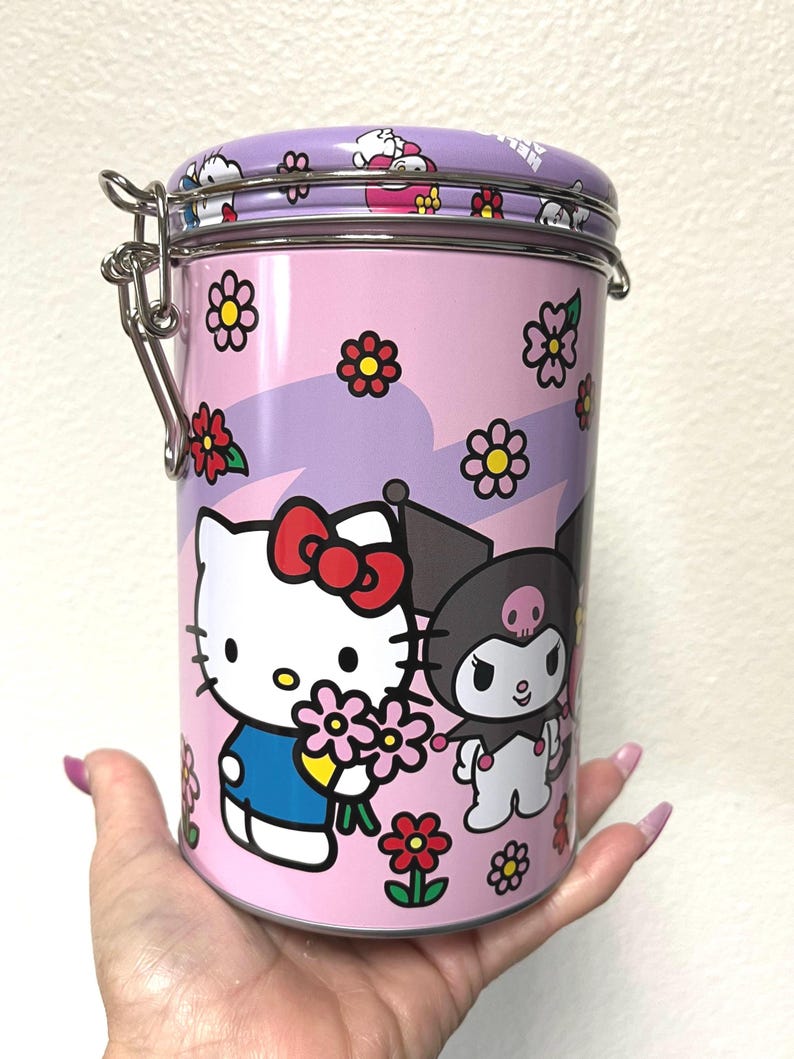 Sanrio Hello Kitty & Friends Tin Container, Salt and Pepper Shakers ...