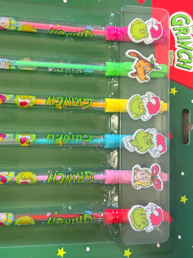 The Grinch Bundle Gift Set Gel Pens Notebook and Ornament Rare - Etsy