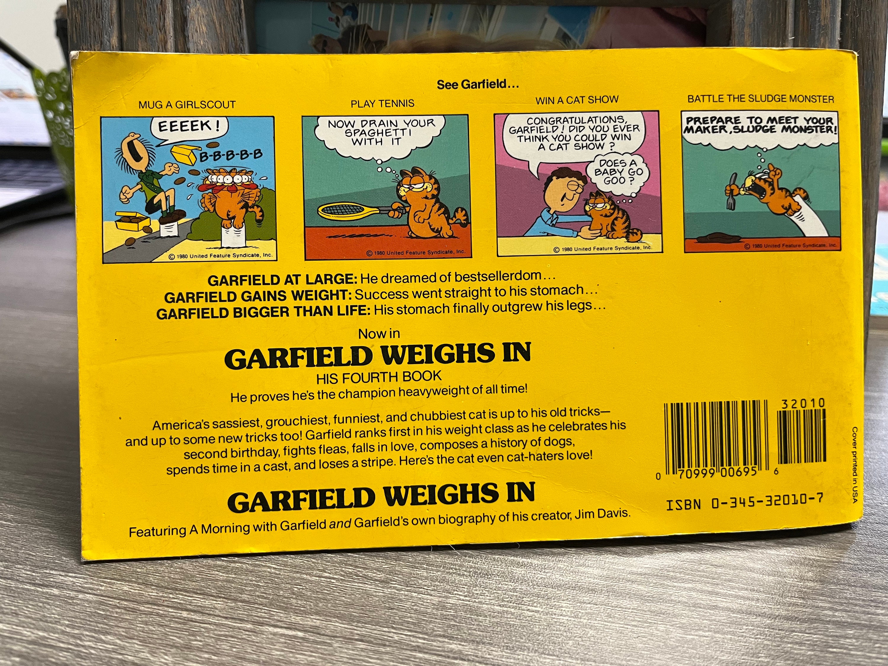 Garfield Books 1980s Vintage Books You Choose by Jim Davis Vol 1 Vol 7 ...