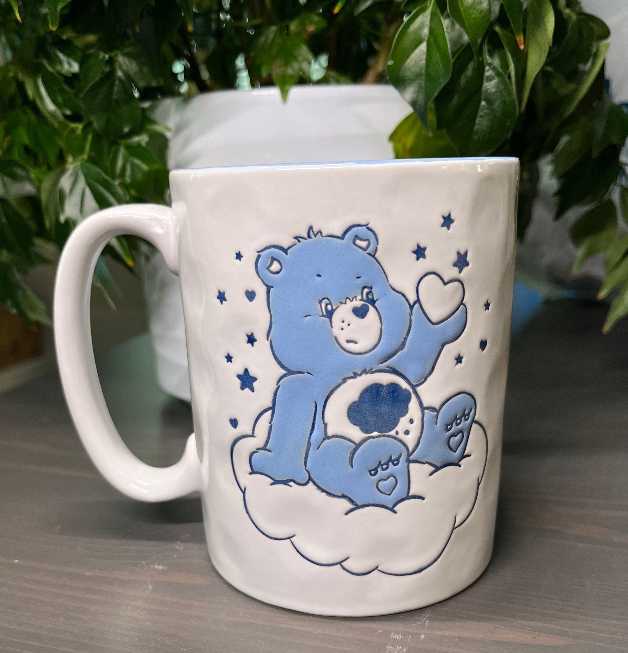 Care Bears Mug Coffee Cup Official Licensed 17oz Grumpy Bear Carved ...
