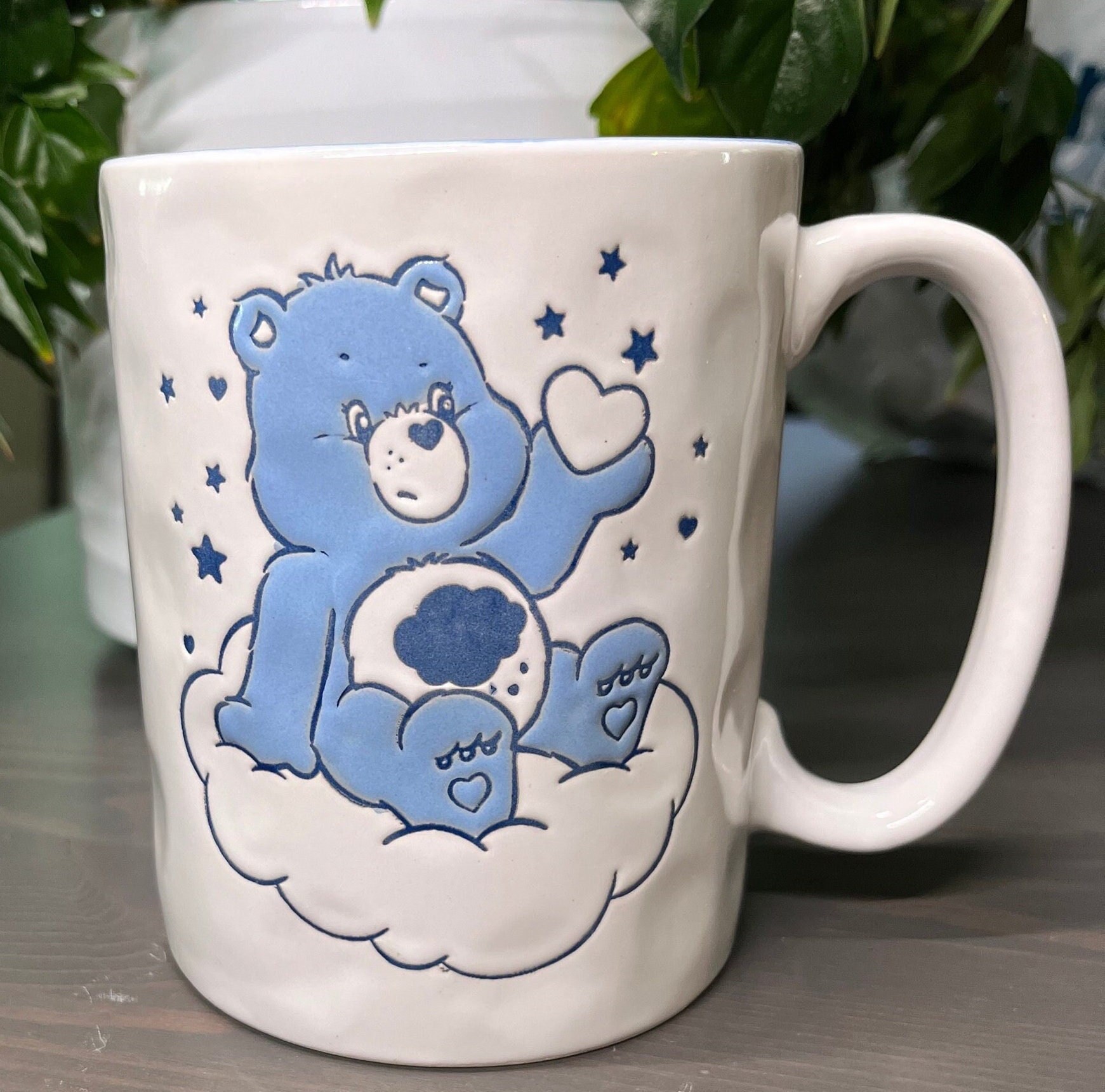 Care Bears Mug Coffee Cup Official Licensed 17oz Grumpy Bear Carved ...