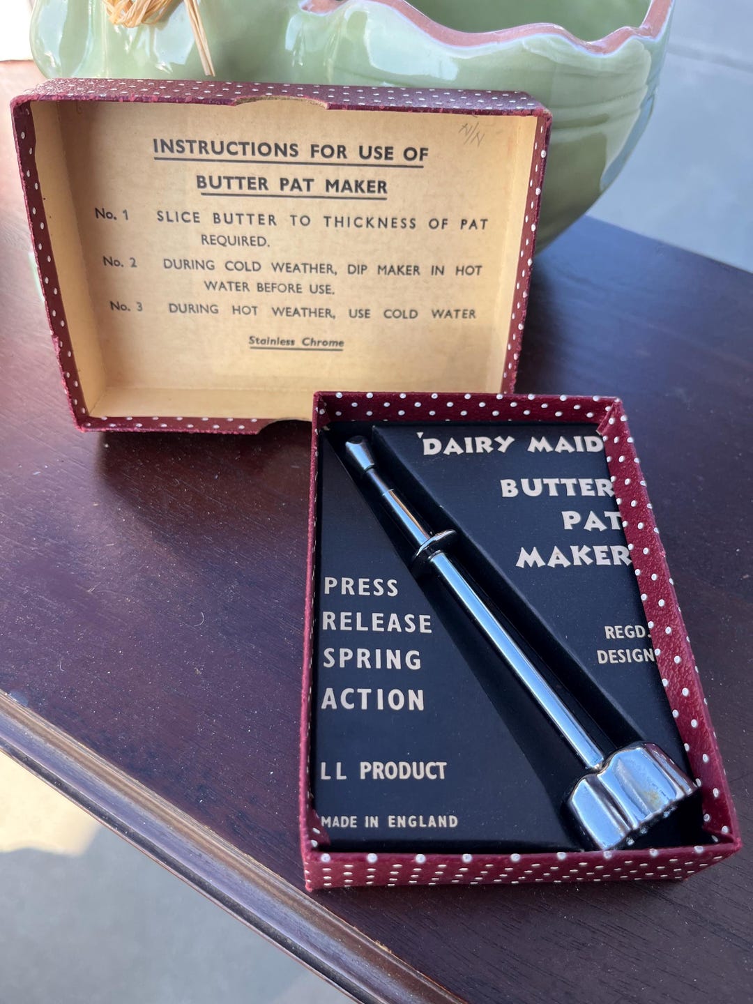Vintage Boxed Dairy Maid Butter Pat Maker Kitchen Gadgets Vintage ...