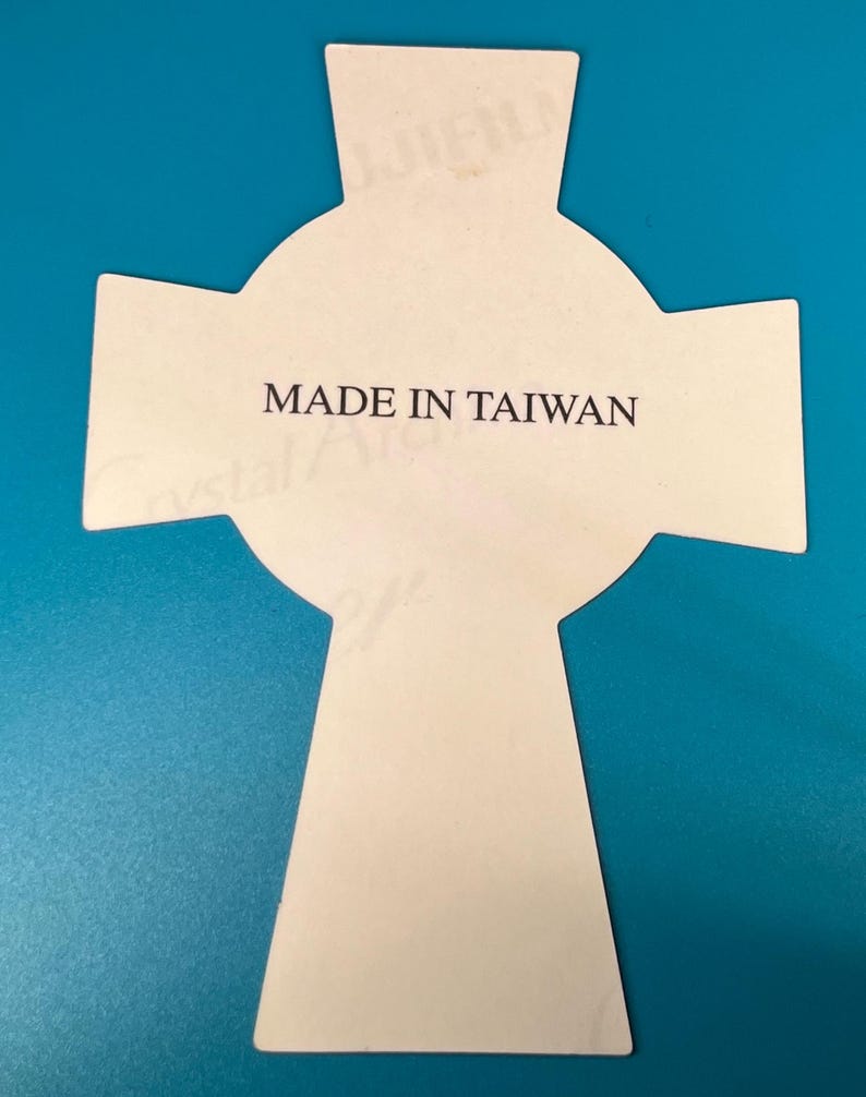 Vintage Sticker Cross Prismatic Vending Machine Cross Sticker From the ...