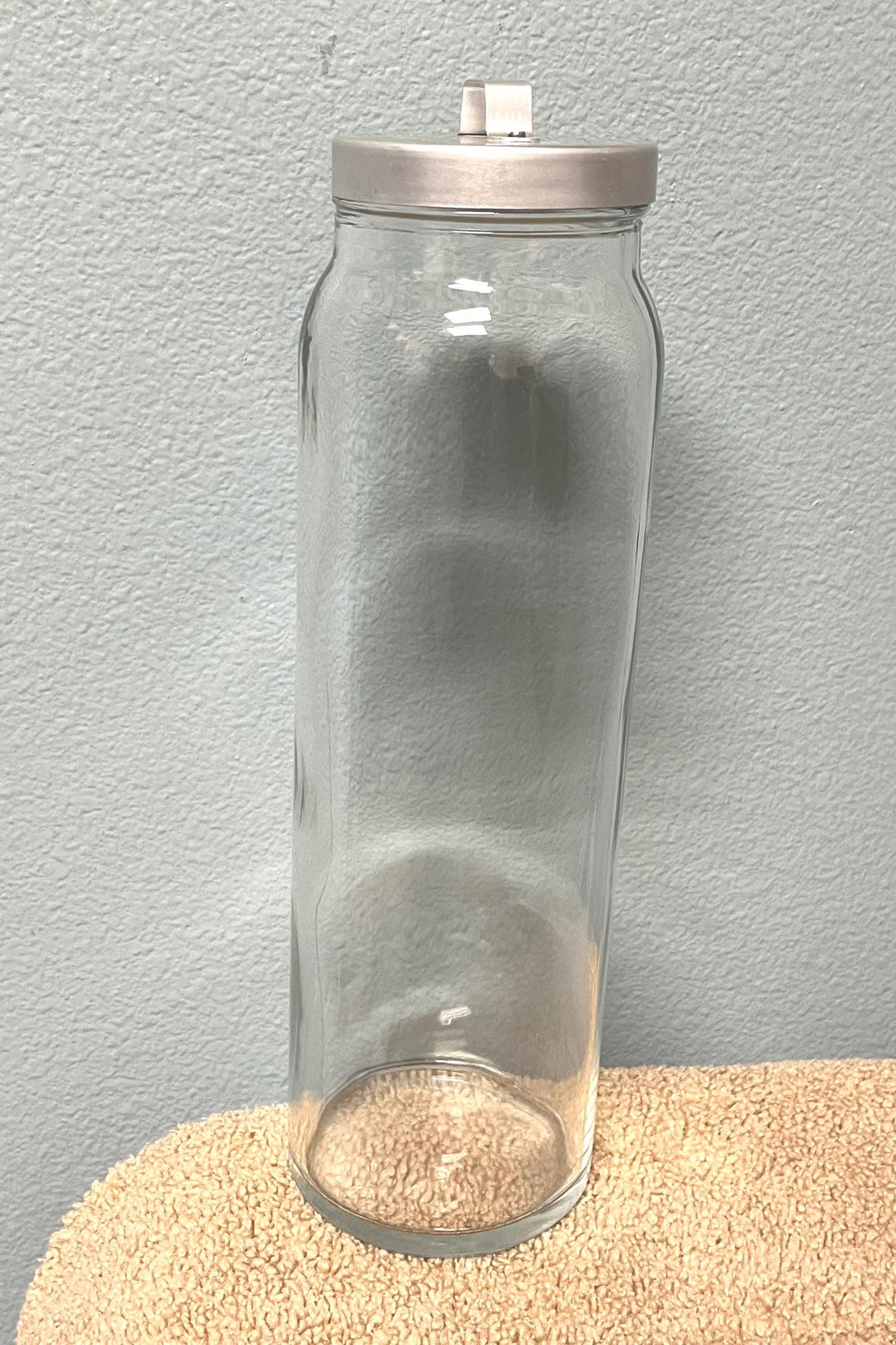 IKEA Tall Glass Container Storage Tin Lid - Etsy