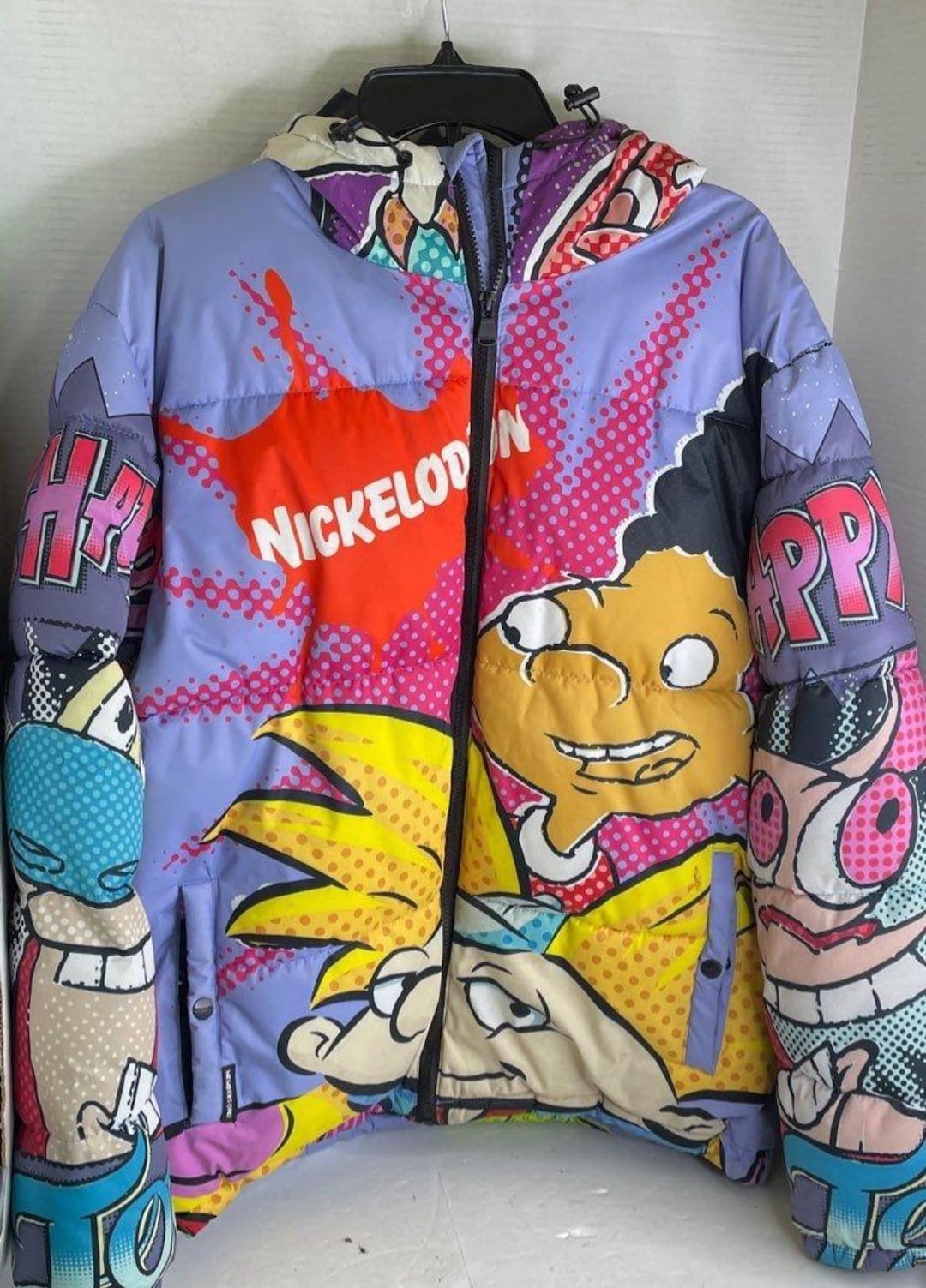 Nickelodeon Members Only Jacket Vintage Jackets Hey Arnold Ren & Stimpy ...