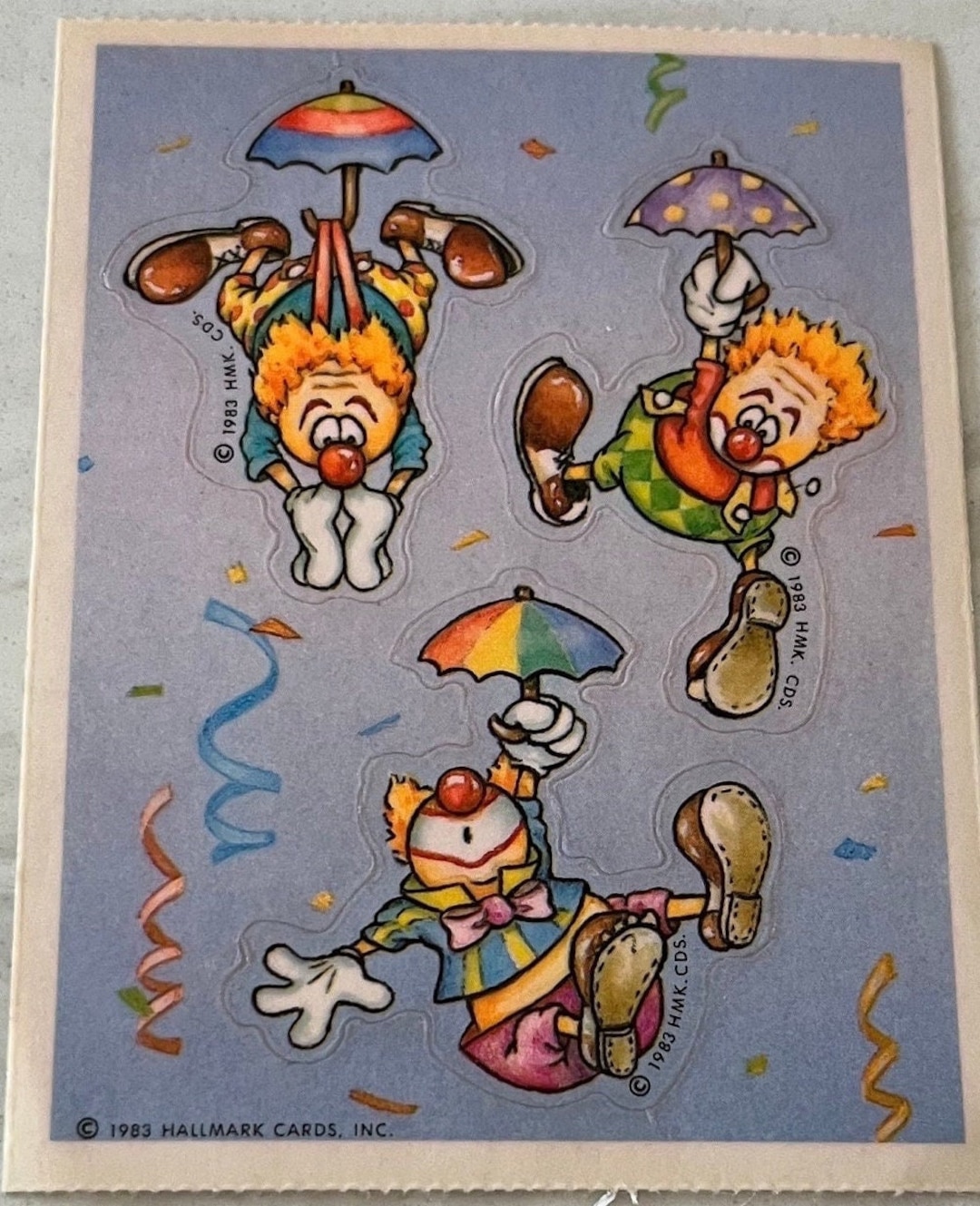 Hallmark Vintage Stickers Hallmark Stickers 1970s 1980s Rare Price is ...