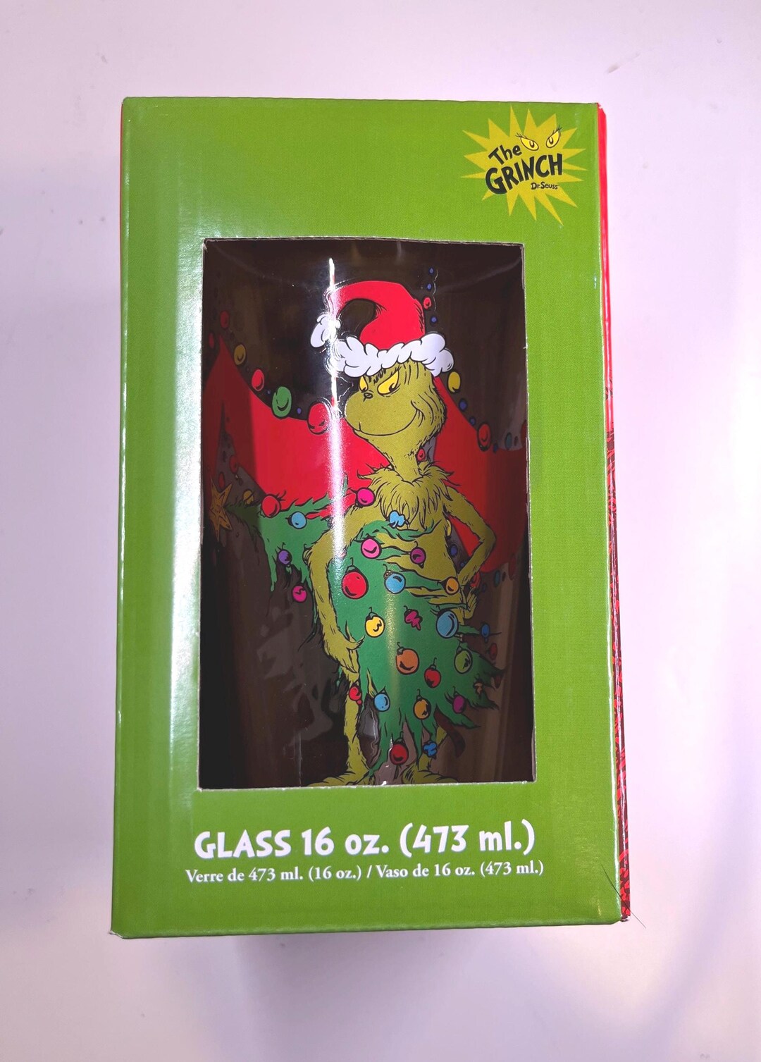 The Grinch Glass Tumblr Christmas Holiday Collectors Glass - Etsy
