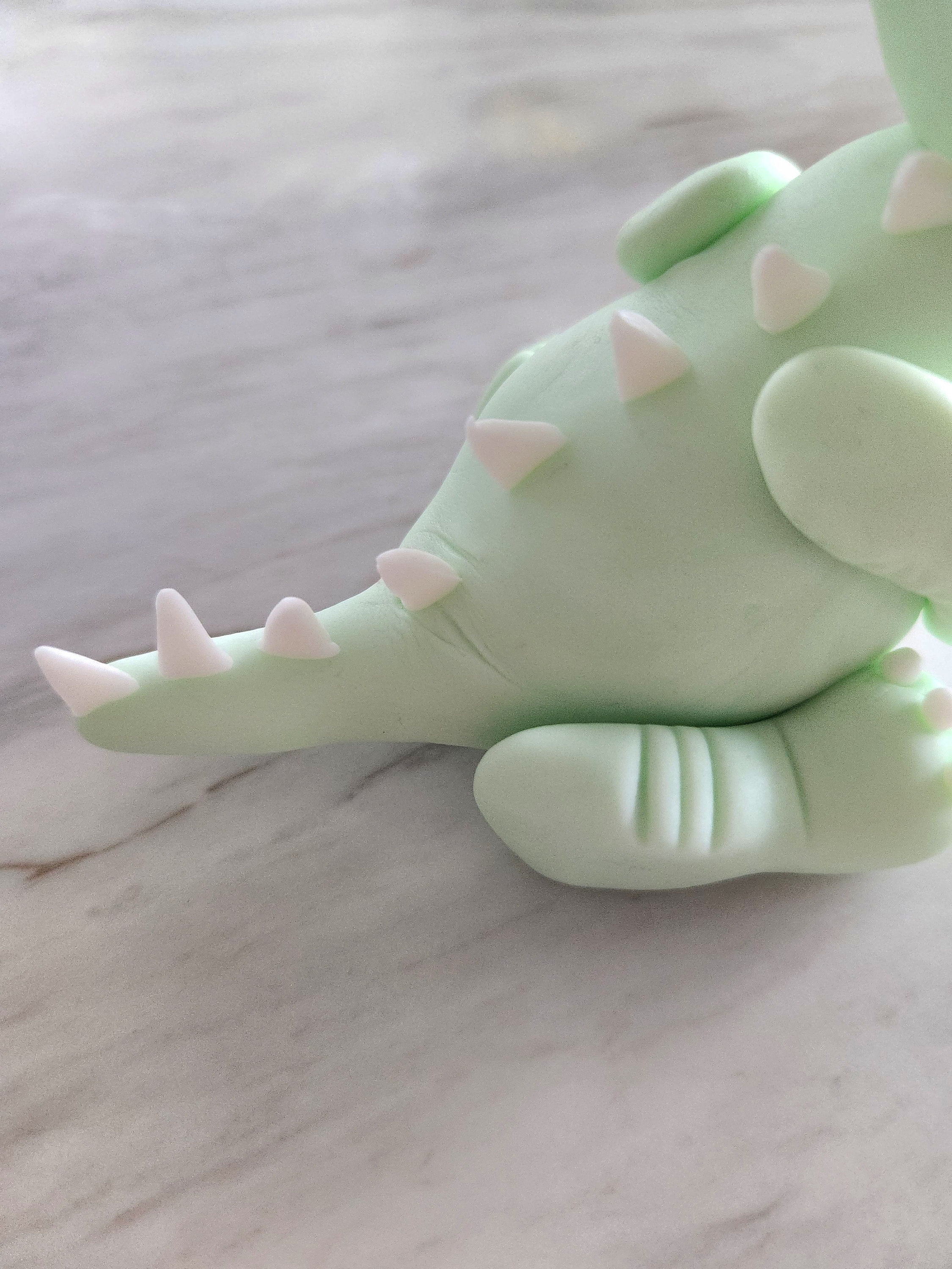 Dinosaur Fondant Cake Topper, Dino Fondant Cake Topper, Dinosaur Cake ...