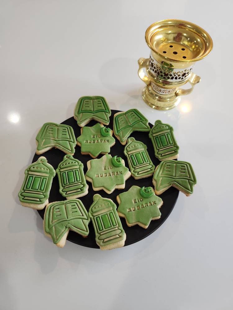 Custom Ramadan Fondant Cookies, Ramadan Gift, Eid Gift, Eid Cookies ...