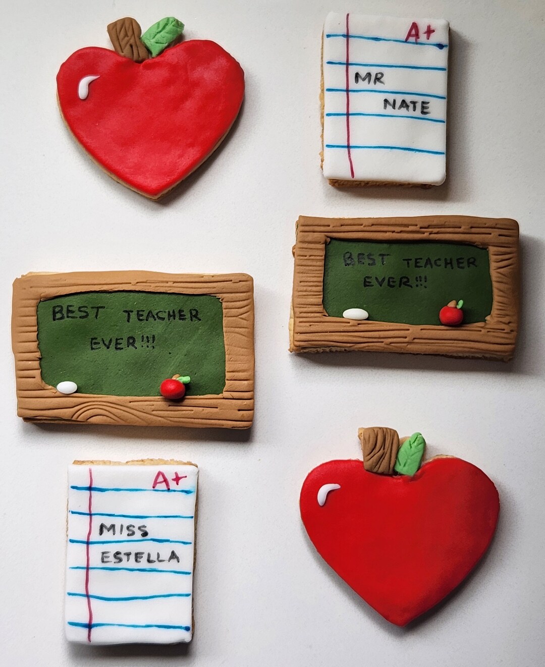 Back to School Cookies, Teacher Cookies, Thank You Teacher Cookies ...