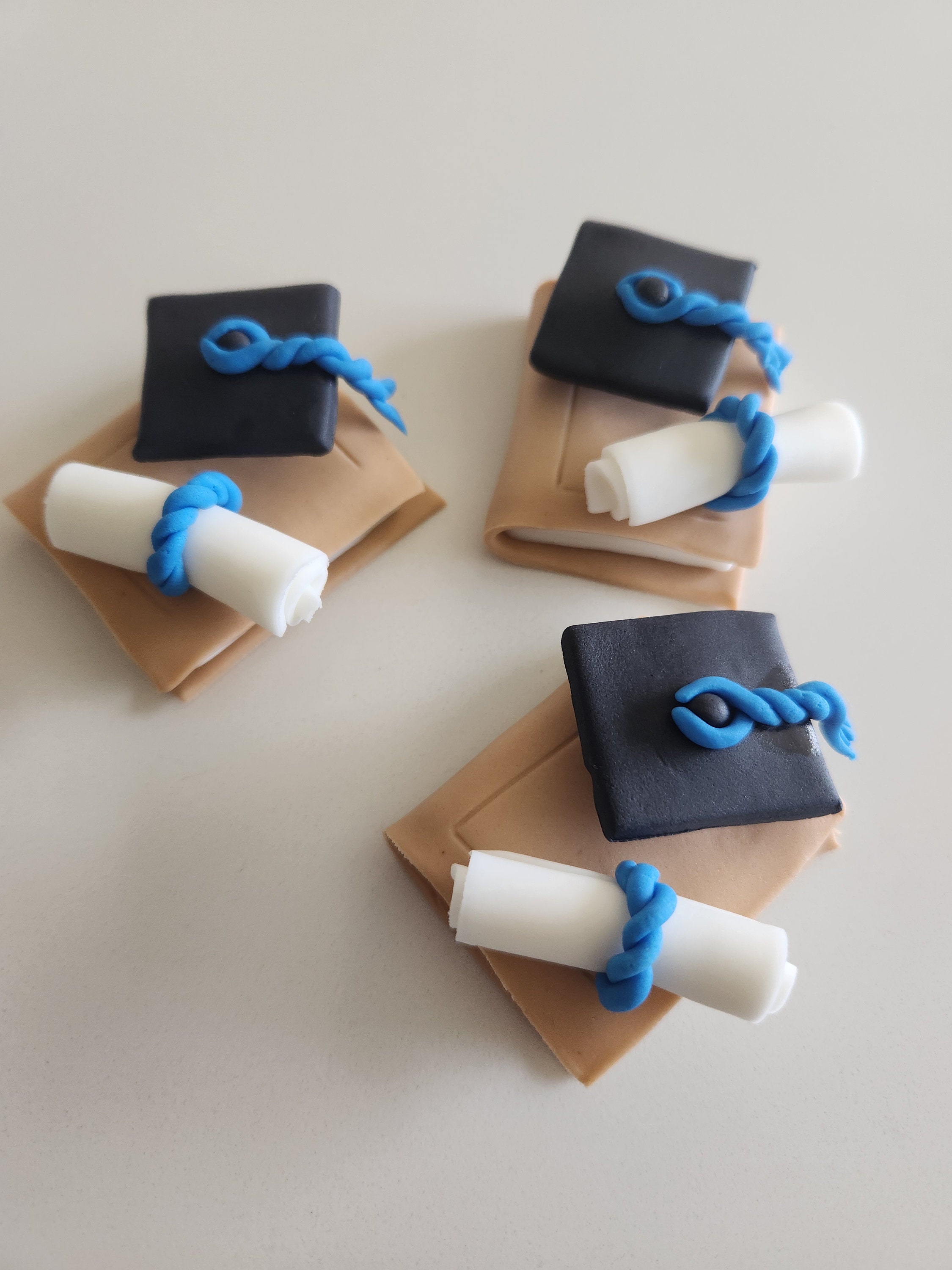 Graduation Cap Fondant Cake Topper, Grad Cap Topper, Graduation Topper ...