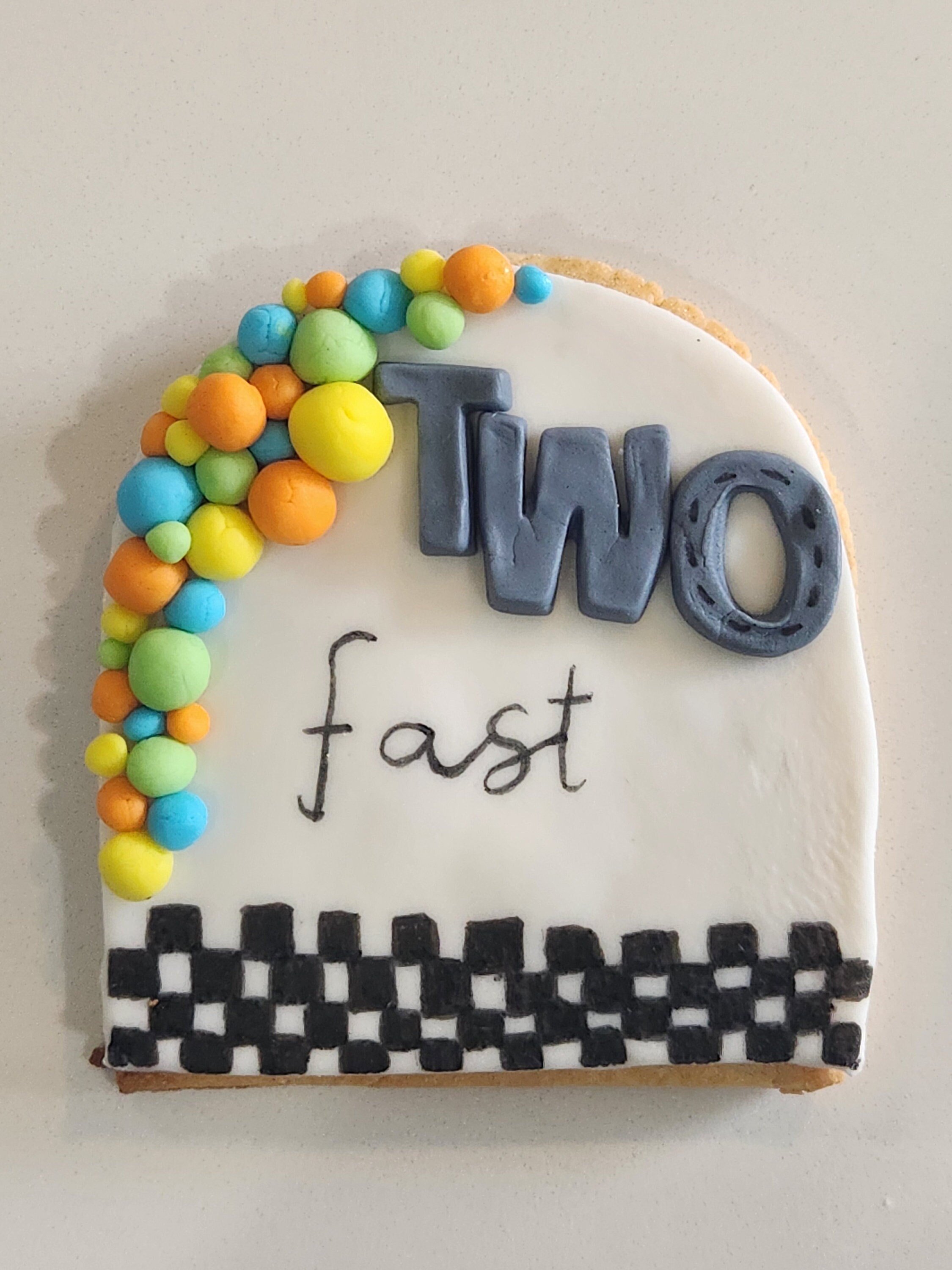 Race Car Fondant Cookies, Race Car Birthday, Ready Set Go Toppers ...