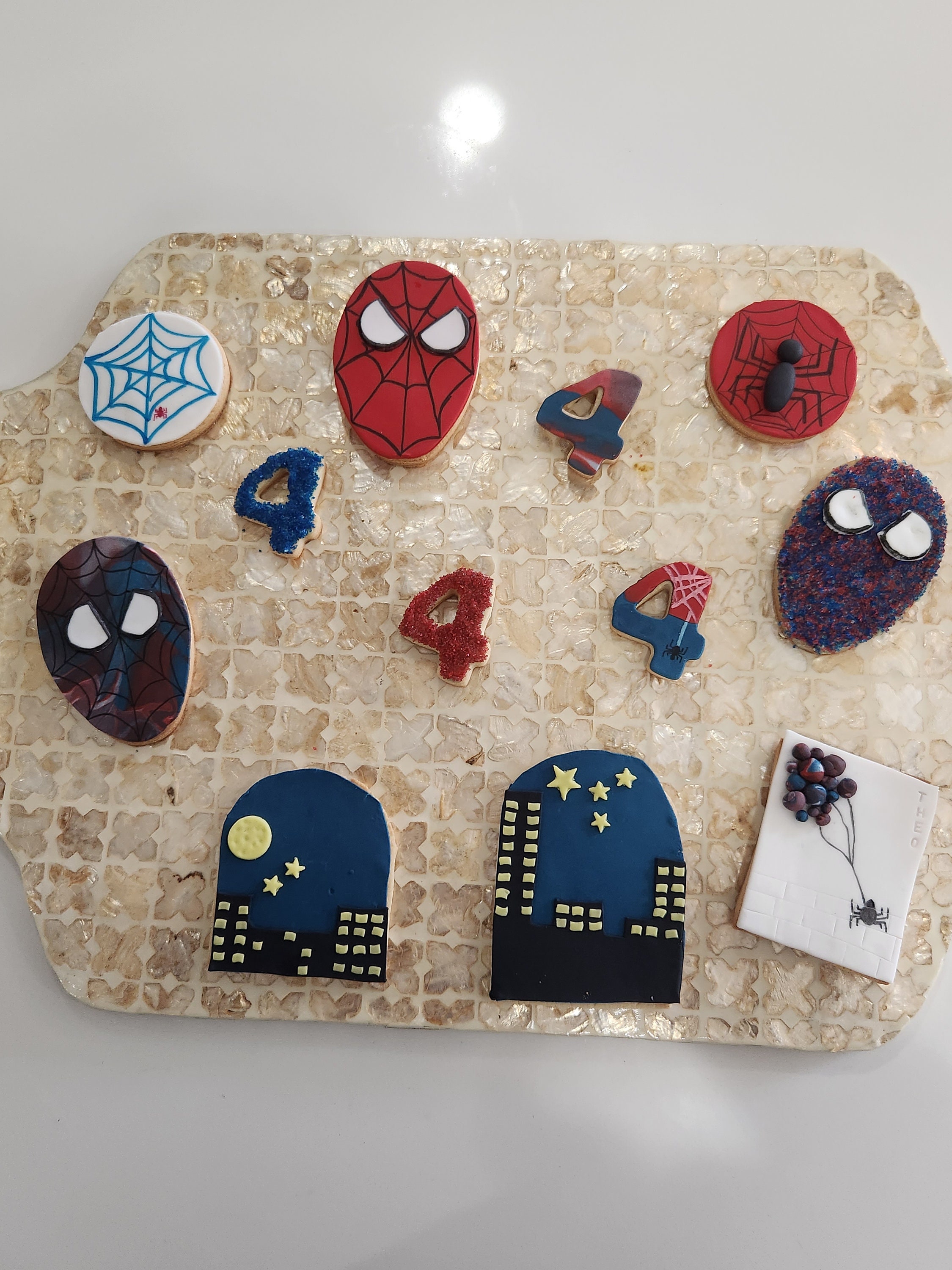 Spiderman Cookies, Spidey Cookies, Number Cookies, Spiderman Birthday ...