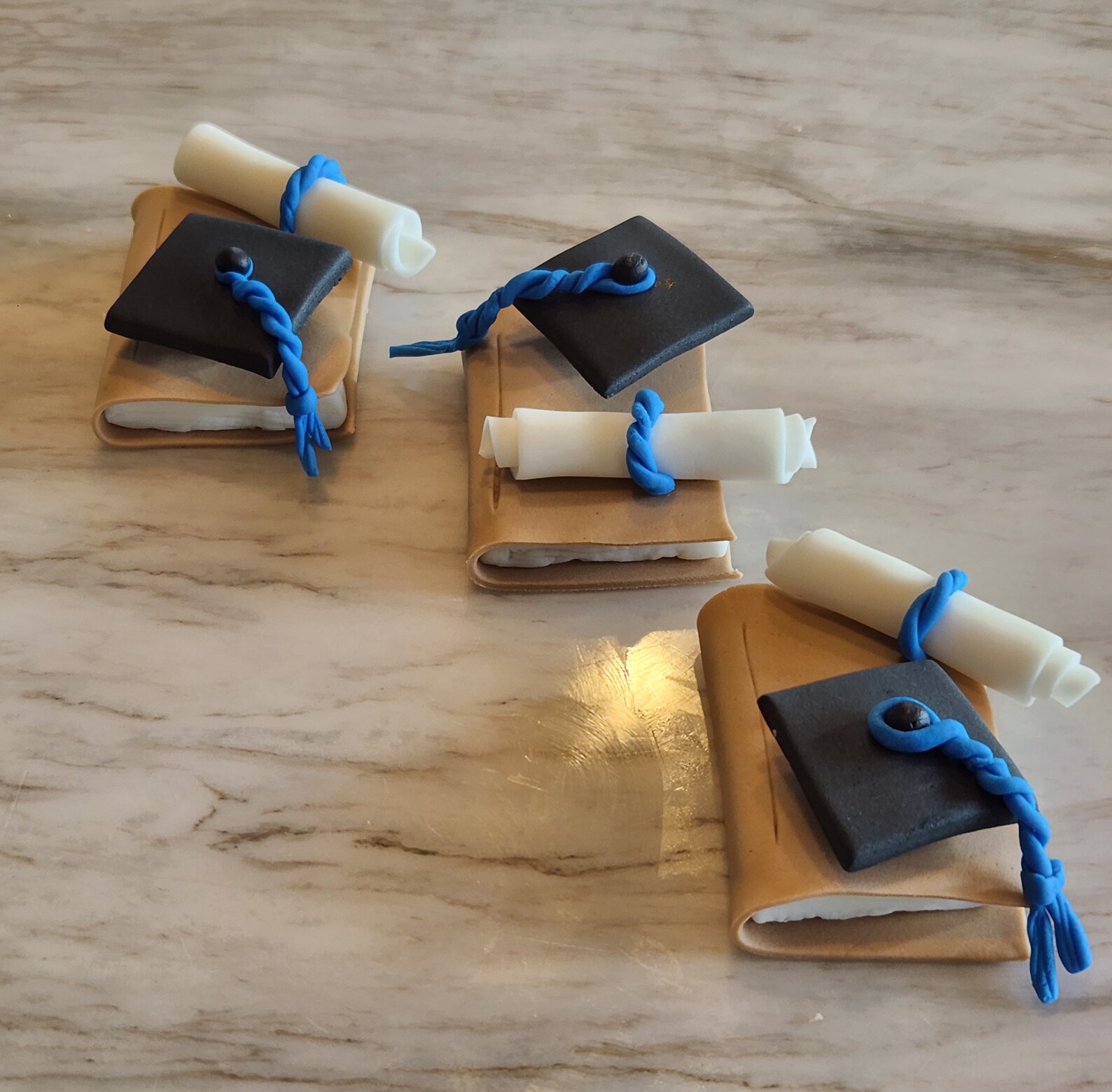 Graduation Cap Fondant Cake Topper, Grad Cap Topper, Graduation Topper ...