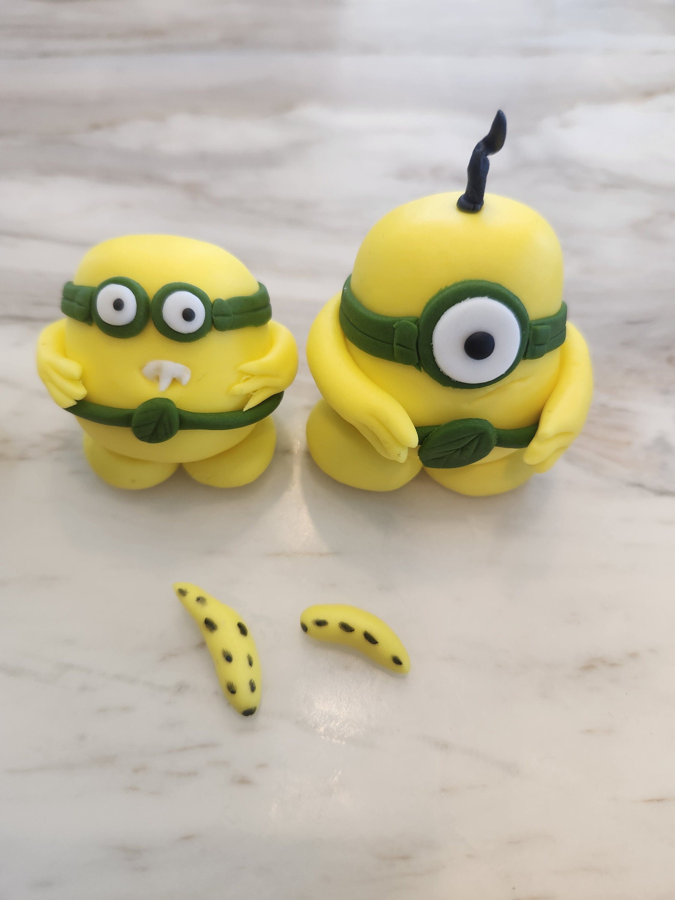 Minion Fondant Toppers, Minion Cake Toppers, Minion Cupcake Toppers ...