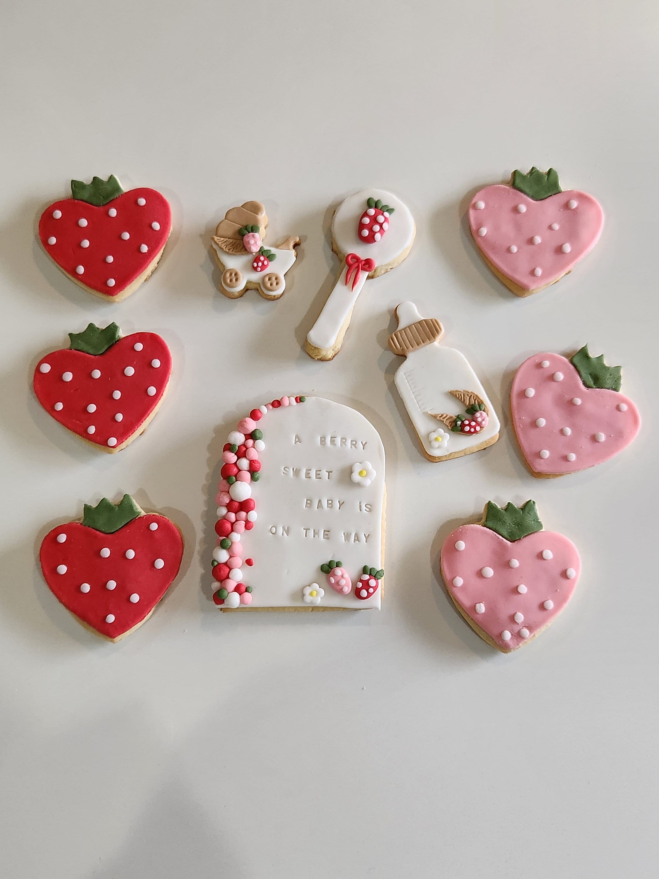 Berry Sweet Sugar Cookies, Berry Sweet Customizable Cookies, Berry ...