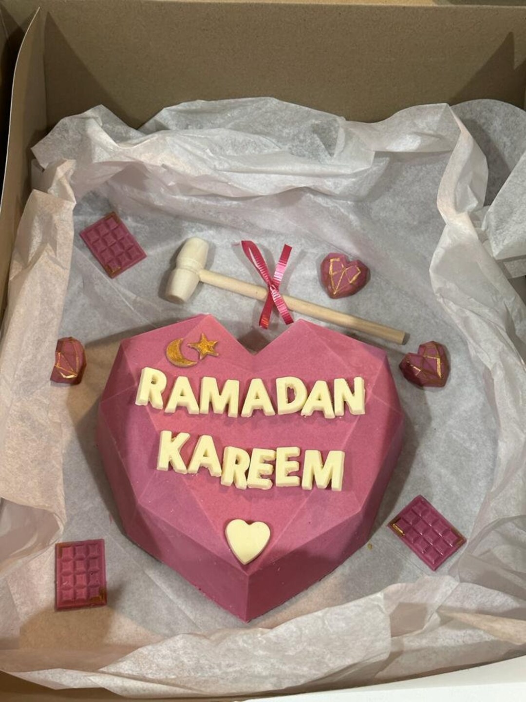 Chocolate Breakable Heart, Custom Breakable Heart, Anniversary Gift ...