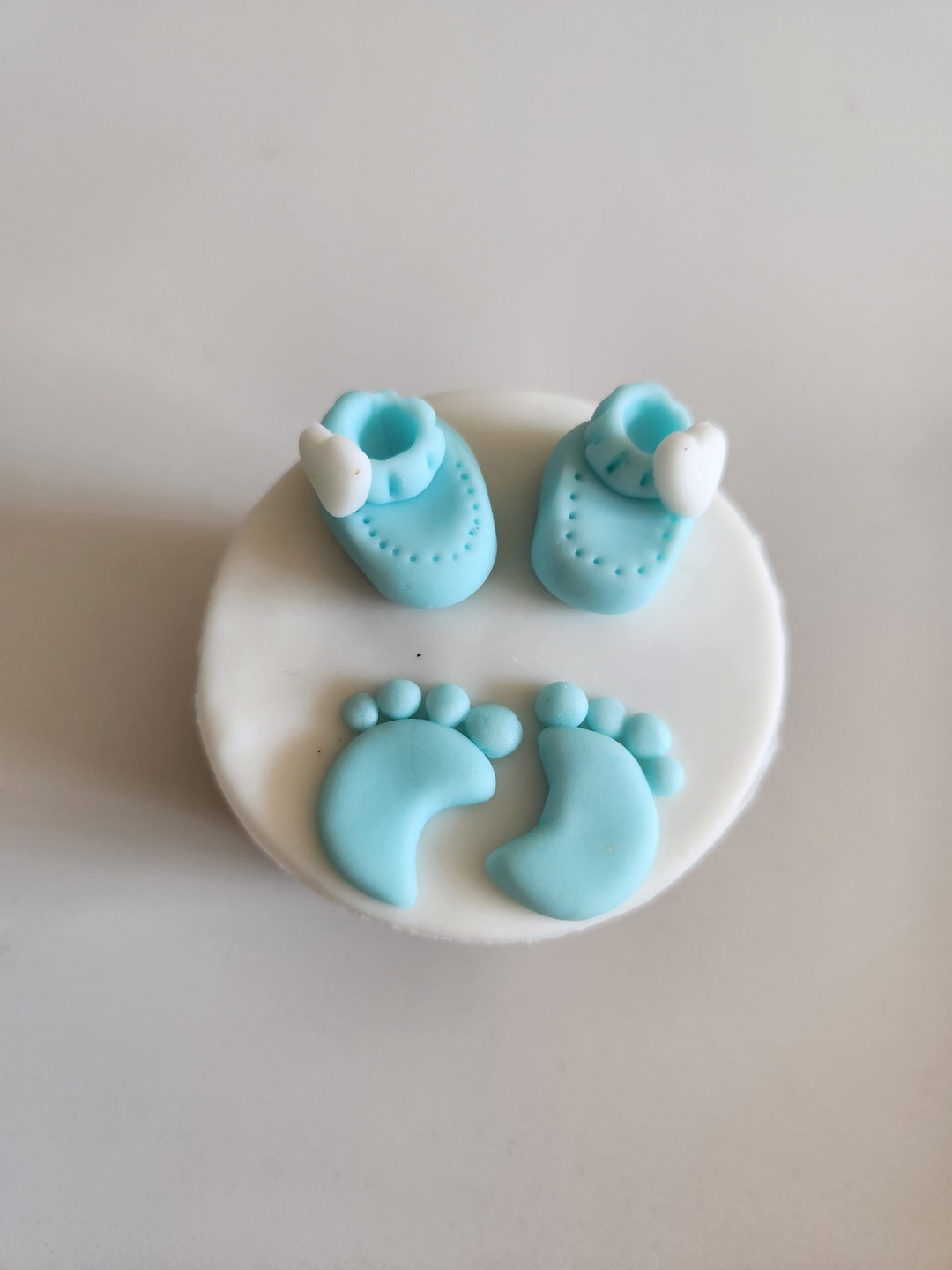 Baby and Teddybear Fondant Toppers, Custom Baby Shower Fondant Toppers ...
