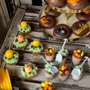 Digger Fondant Cake Topper, Excavator Topper, Dump Truck Topper ...