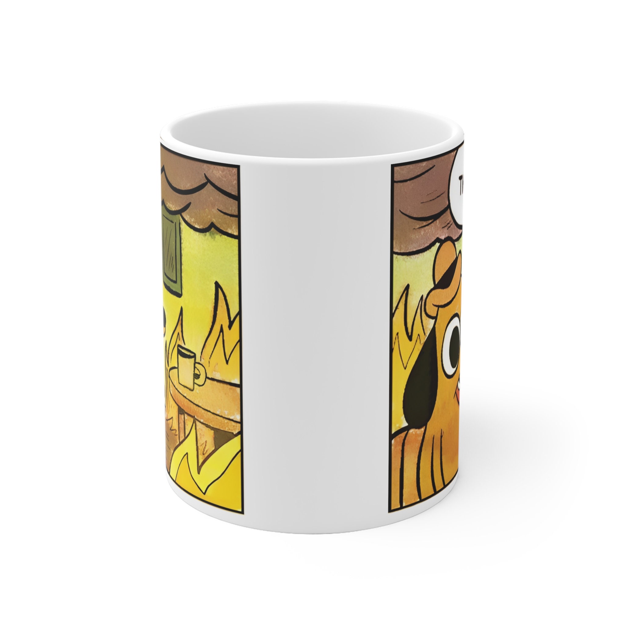 This is Fine Meme Ceramic Mug EU - Etsy