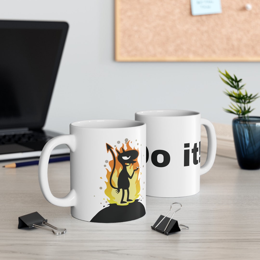 Do It! Luci, Disenchantment, Funny, Devil, Temptation, Meme Ceramic Mug ...