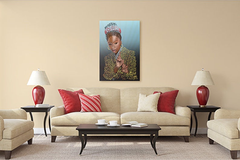 Amanda Gorman Quotes Portrait the Hill We Climb Poem Be the - Etsy