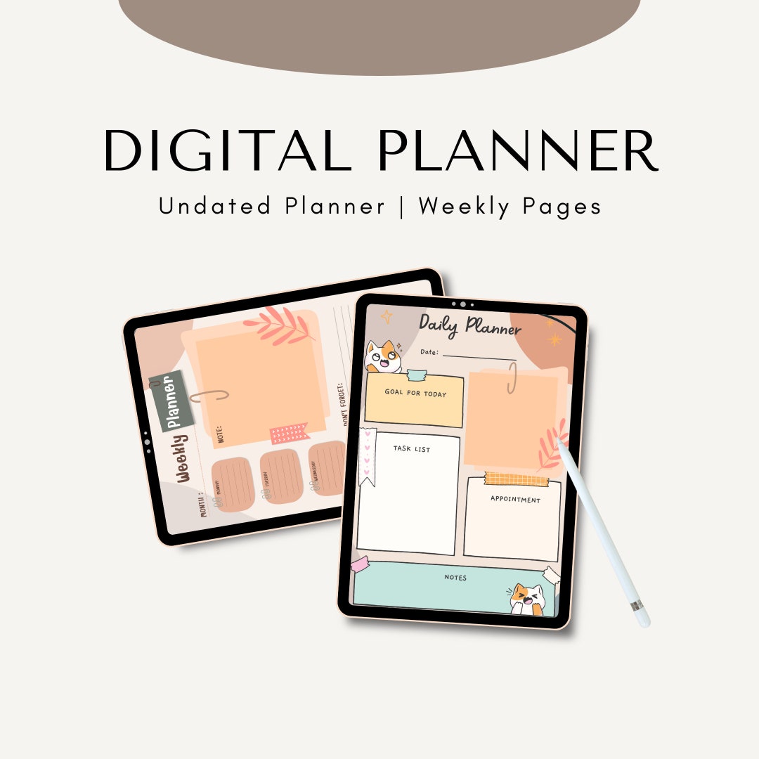 Digital Planner | Boost Productivity, Stay Organized, and Achieve Your ...