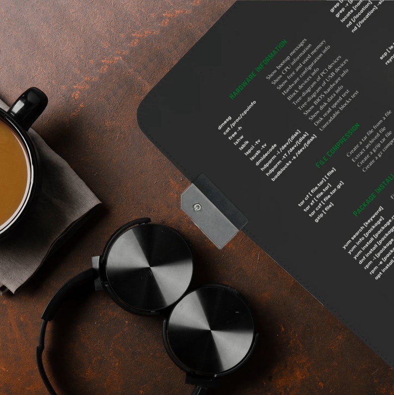 Linux Command Cheat Sheet Vim Cheat Sheet Led Mouse Pad Programmer It Hacker T For