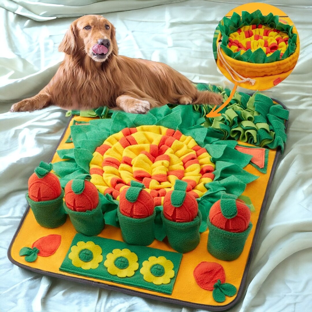 Interactive Pet Puzzle Toys Dog Snuffle Training Blanket, Dog Snuffle ...