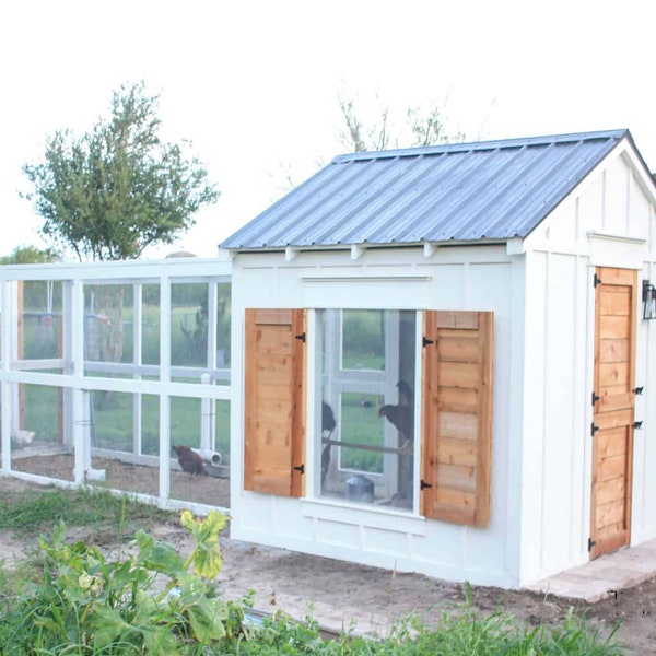 Chicken Coops With Run - Etsy