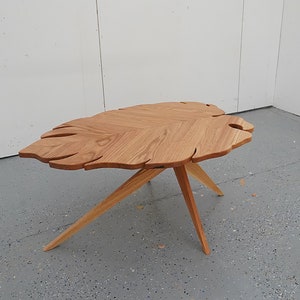 Leaf Shape Modern Table DIY Plan, Patio Furniture, Outdoor Furniture ...