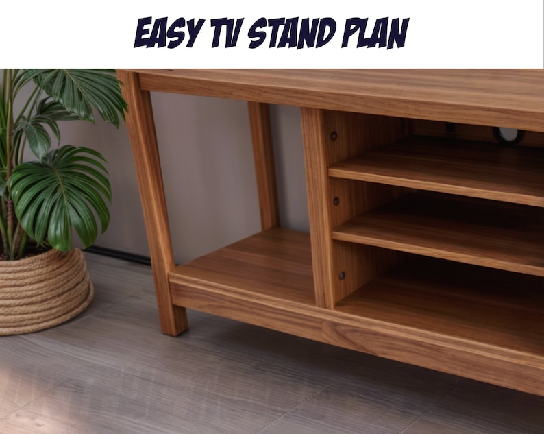 Easy-to-build TV Stand DIY Plan (digital Download) - Etsy