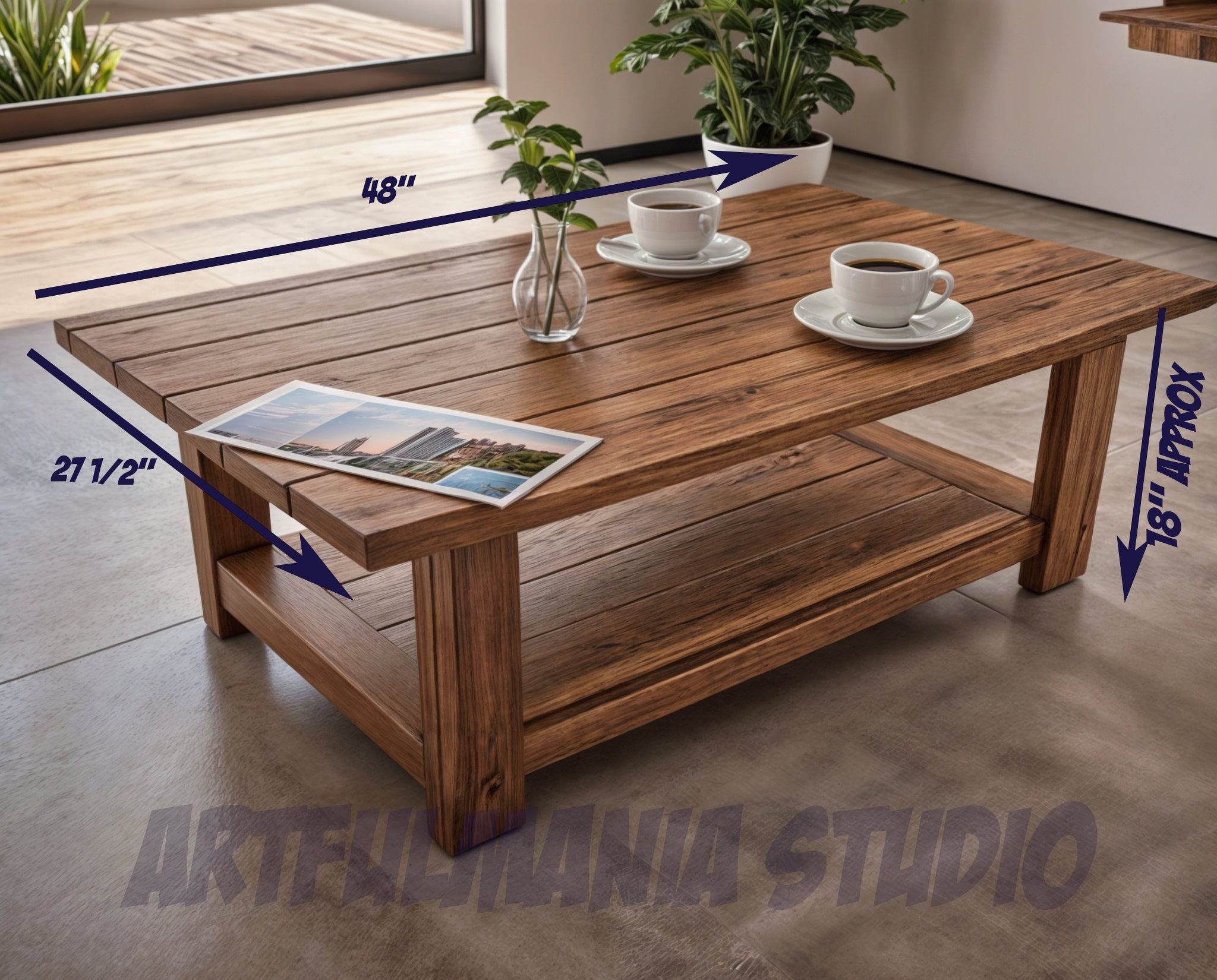 Modern Coffee Table Step by Step Plans, Coffee Table Plan for ...