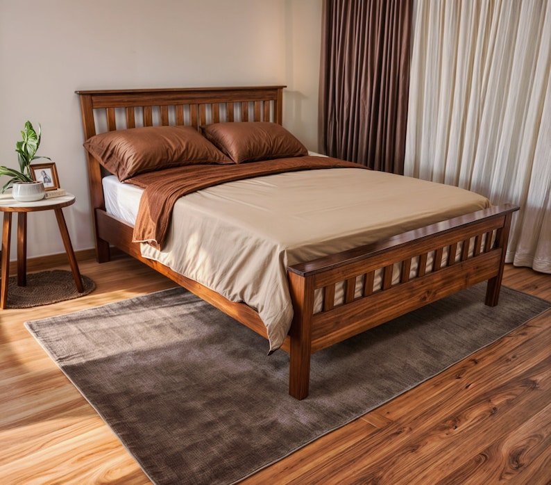 Queen Bed Build Plan, Farmhouse Bed Plan, Wood Working Plan, PDF Bed ...