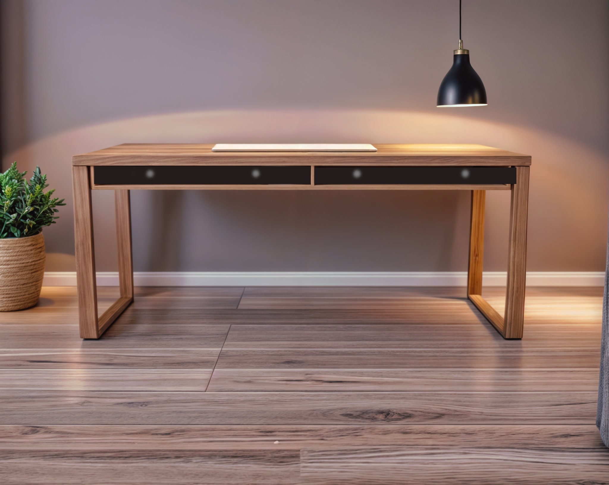 Desk With Drawers Pdf Plan Standing Desk Home Office Desk Step by Step ...