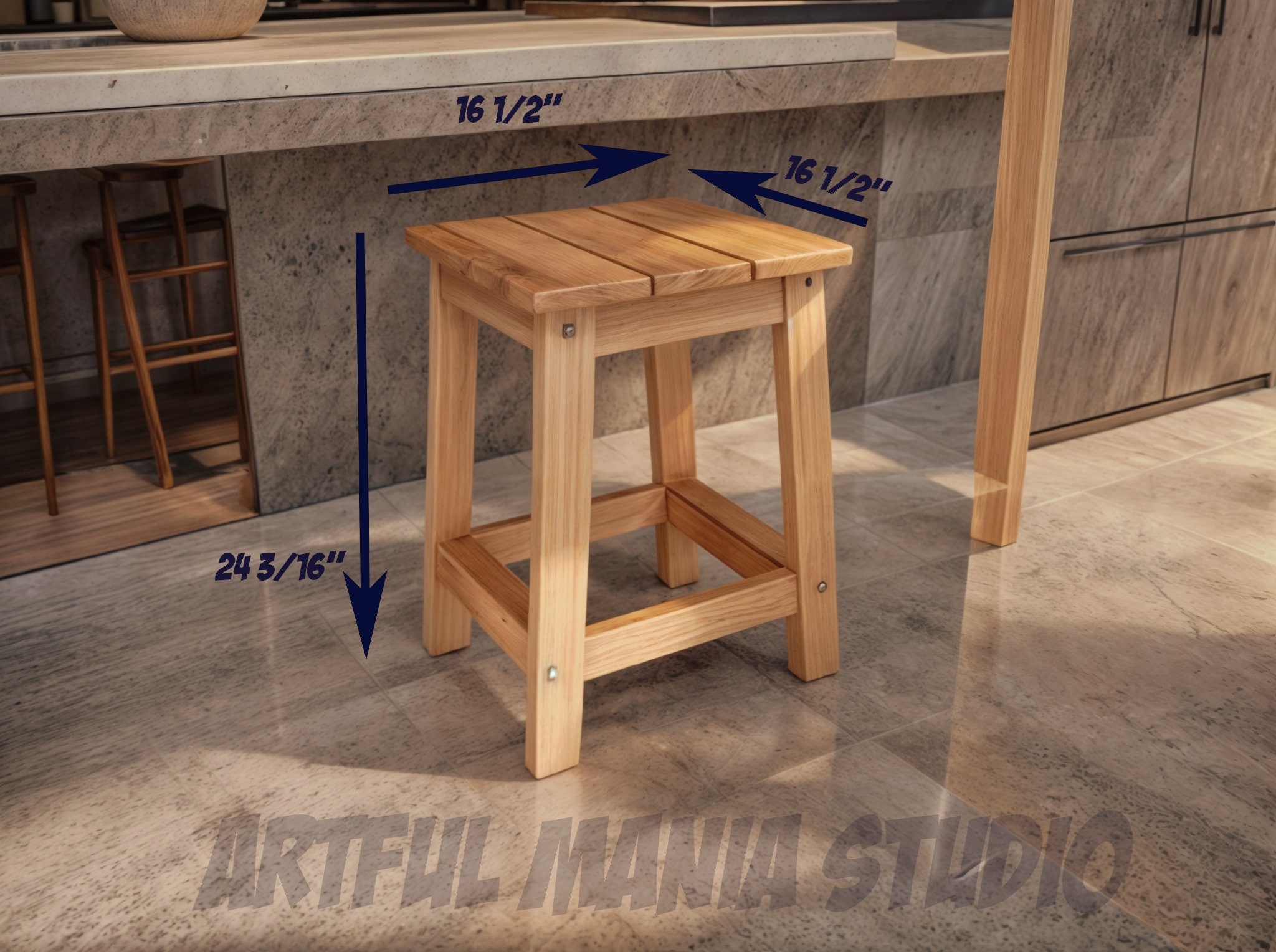 Bar Stool Plan | Woodworking Plans | Wooden Bar Stool | Height Chair ...