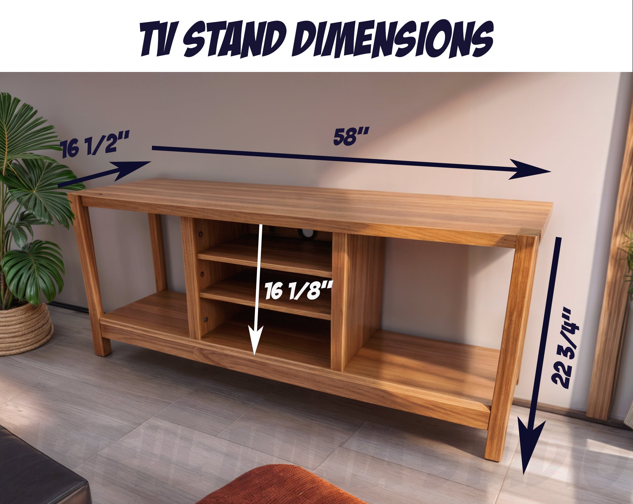 Diy Tv Stand Step by Step Plans to DIY Build DIY Digital Woodwork Plans Woodwork Easy Build Etsy