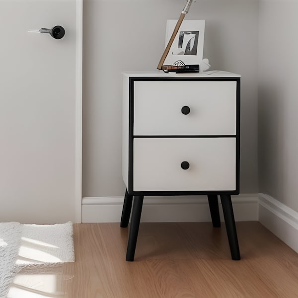 Minimal Nightstand - Etsy