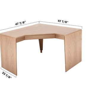 DIY Bundle of 2 Corner Desk & Wood Desk Drawers Digital Build Plans Plywood Furniture Desk With ...