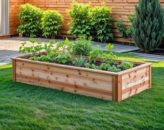 Raised Garden Bed Planter DIY Plan PDF Download Build Instructions Material List & Step by Step ...